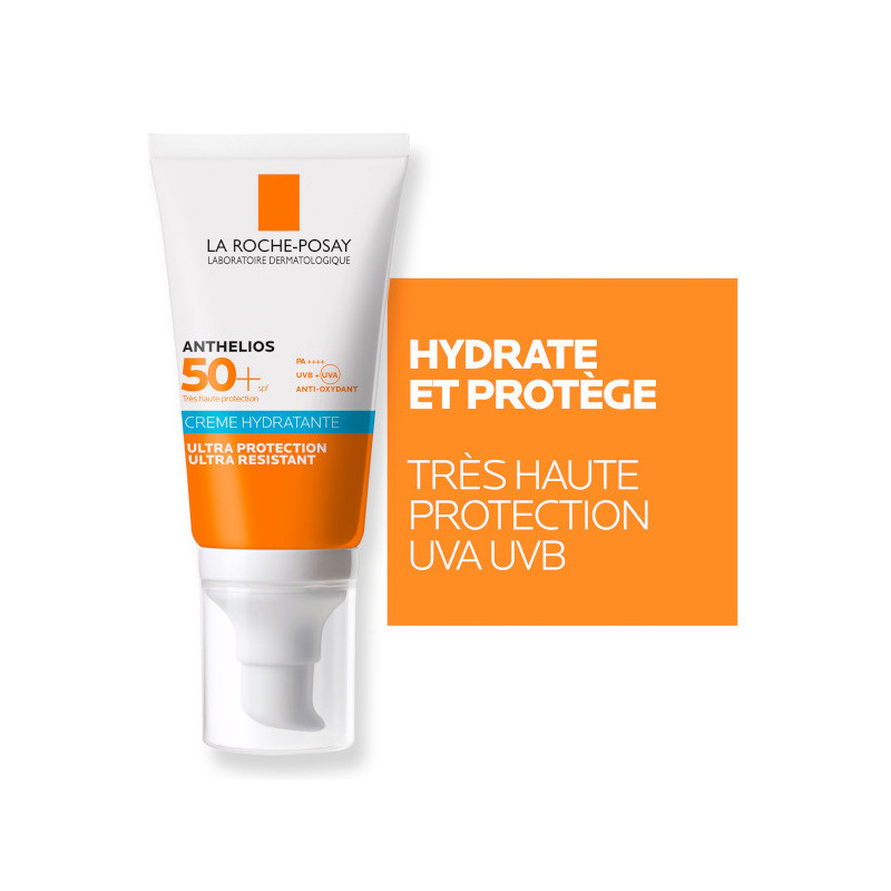 La Roche Posay Anthelios Crème Solaire Visage Hydratante Spf50 50ml